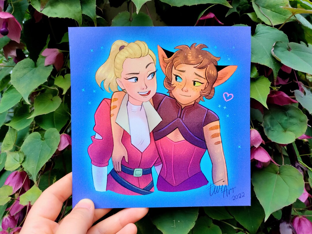She-ra - Adora & Catra (A5 Sized Print) - Etsy