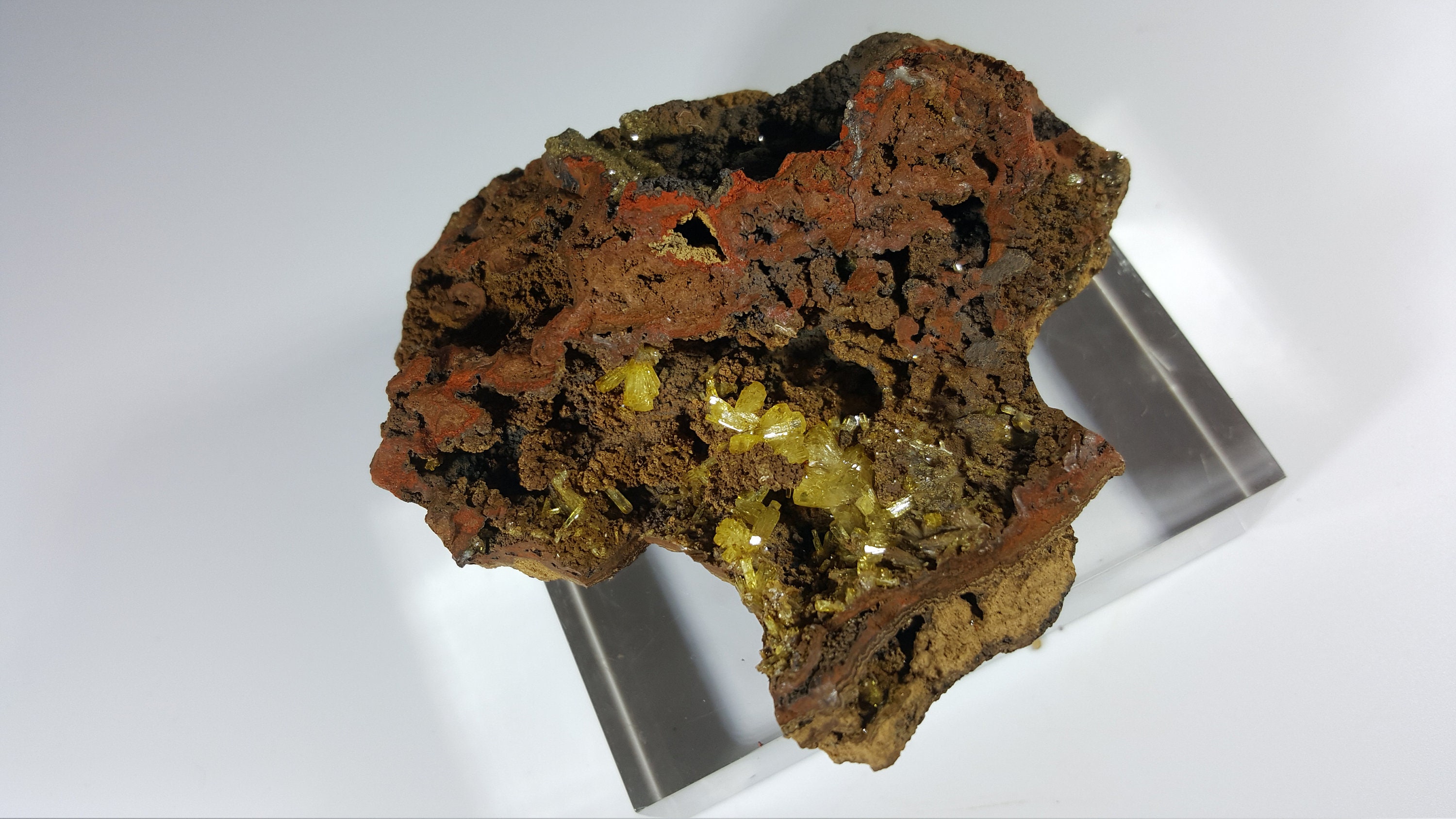 Adamite Crystals on Matrix From Mexico - Etsy