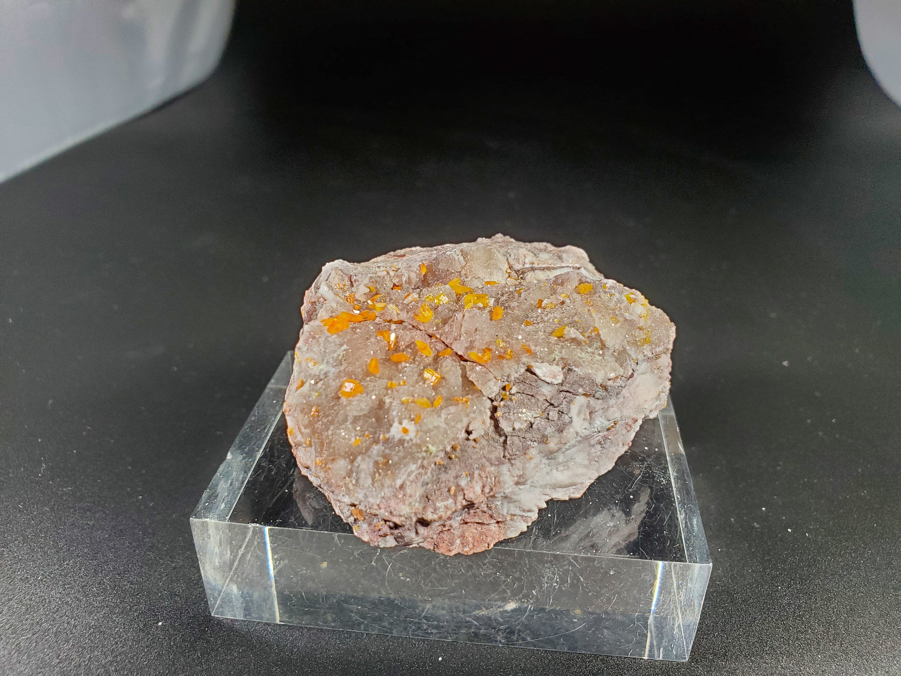 Wulfenite Crystals on Matrix - Etsy