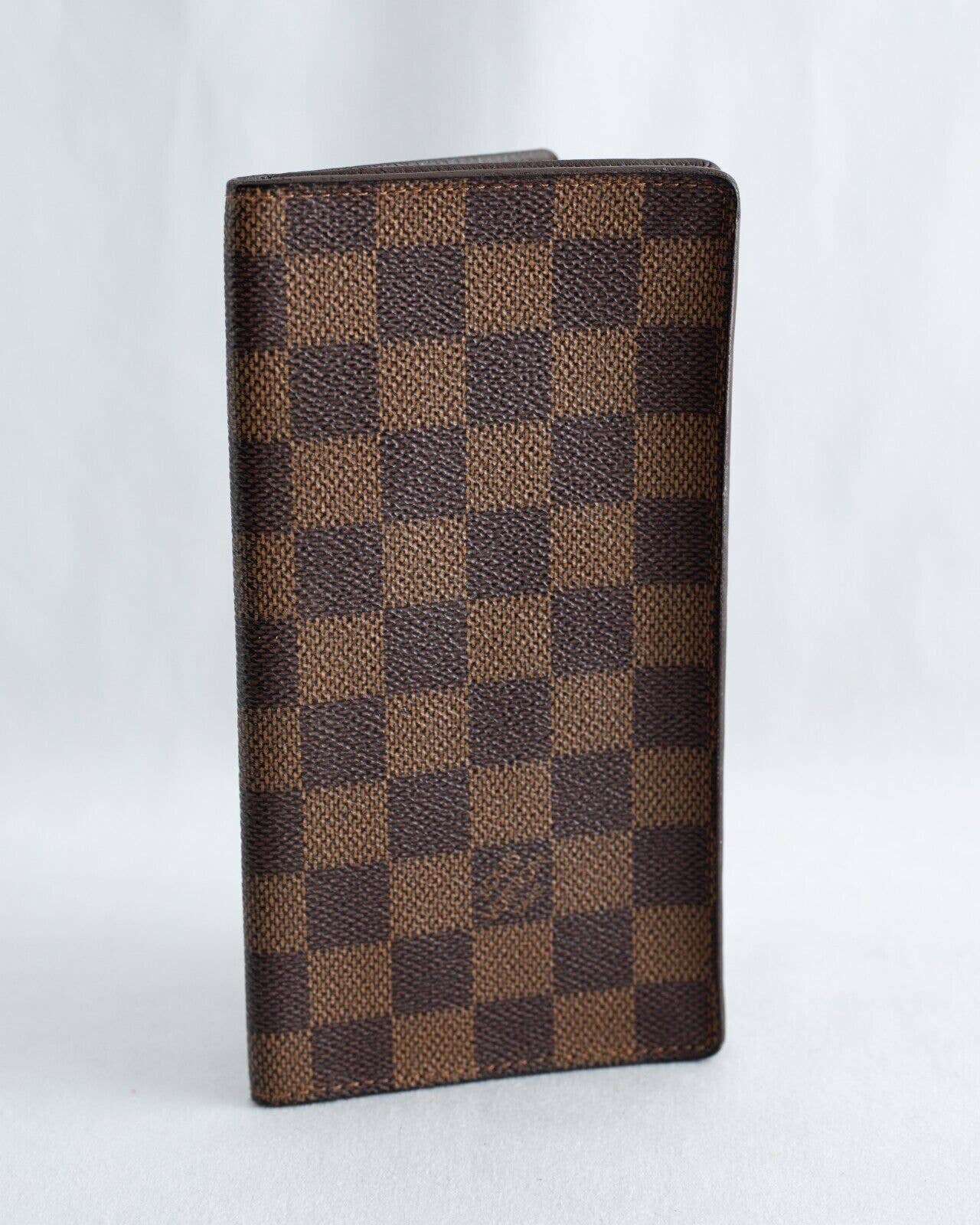 Louis Vuitton Checkbook Wallet Damier Ebene - Etsy