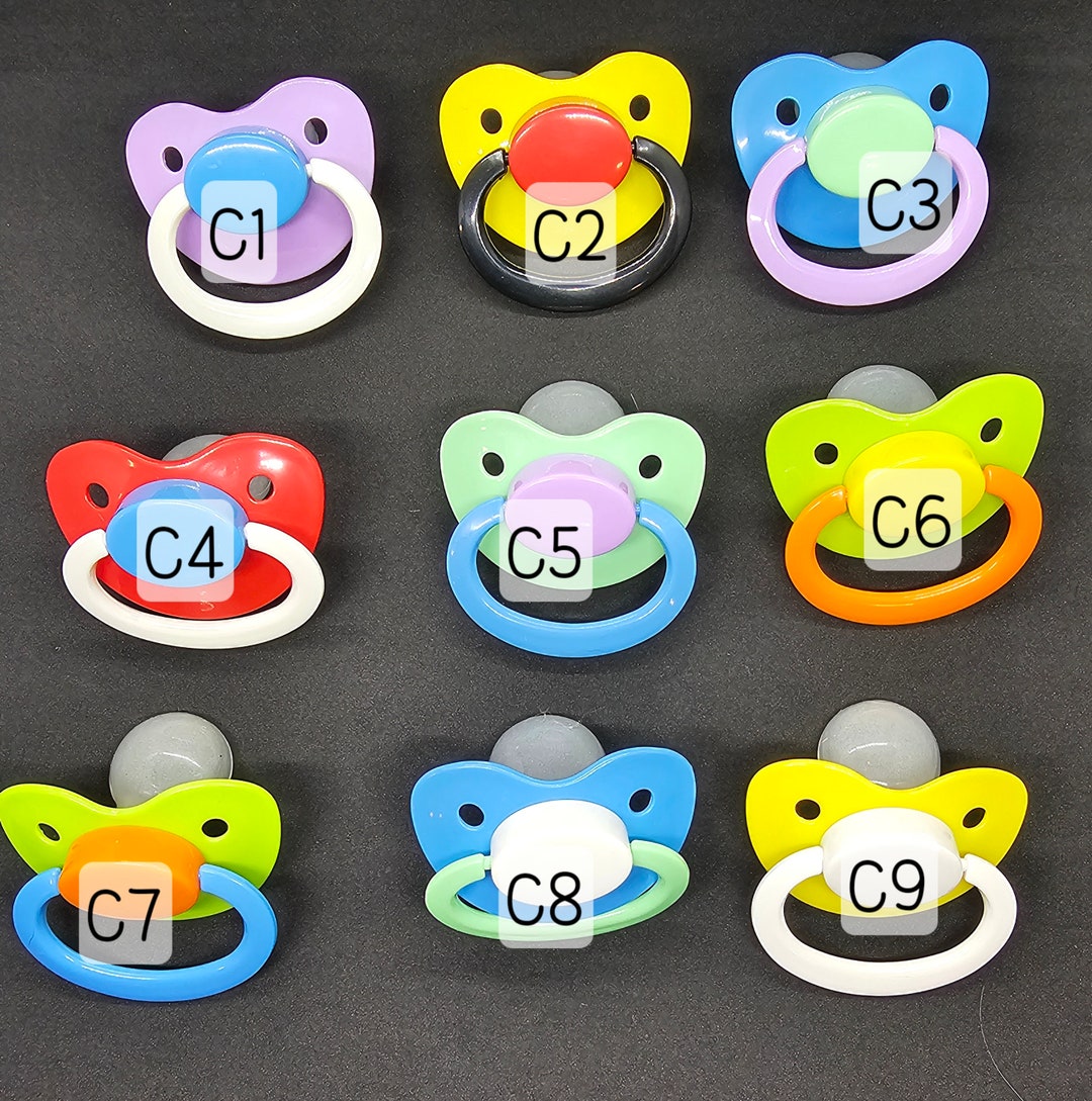 Color Mix up Adult Pacifiers - Etsy