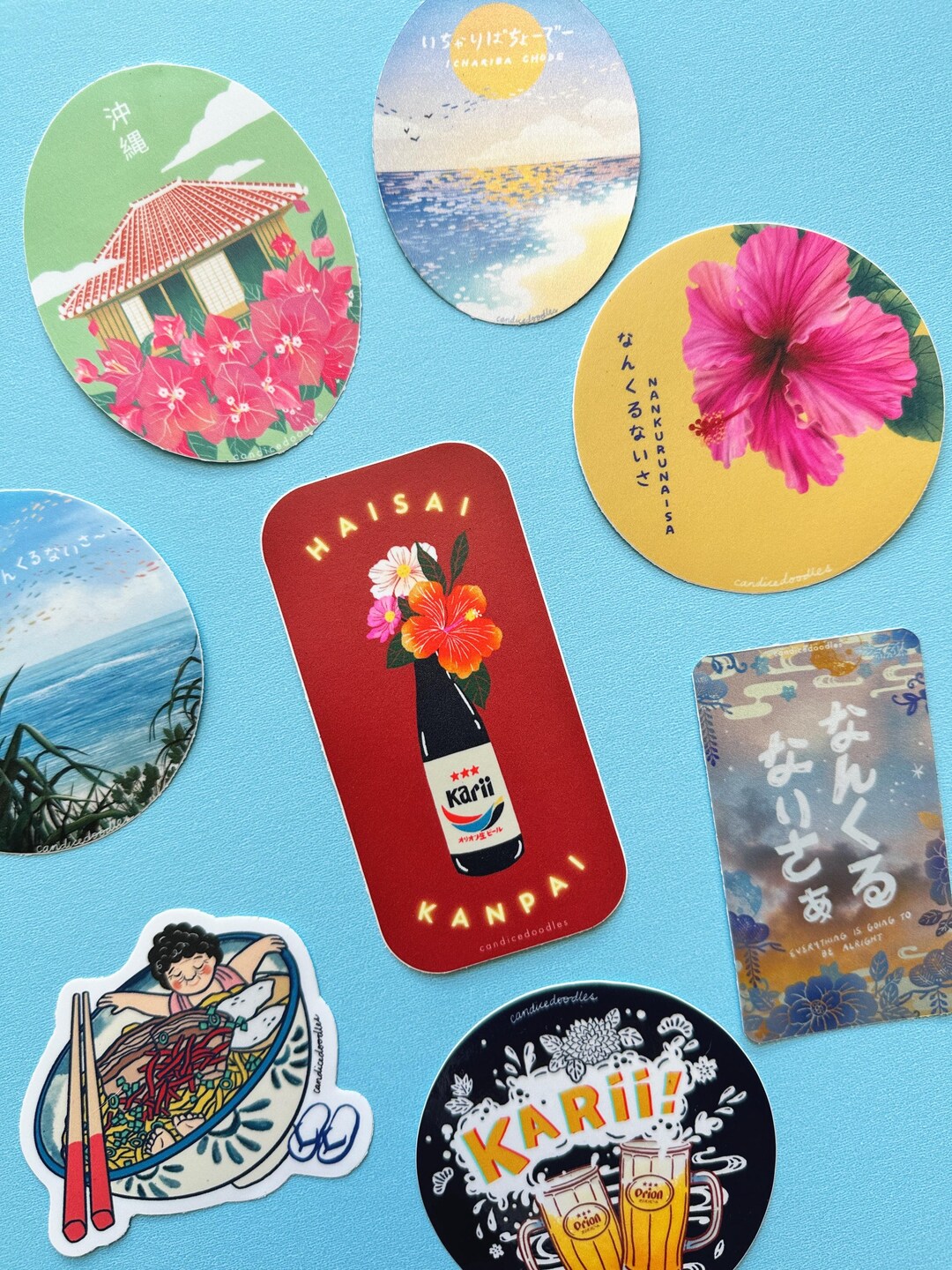 Okinawa Stickers - Etsy