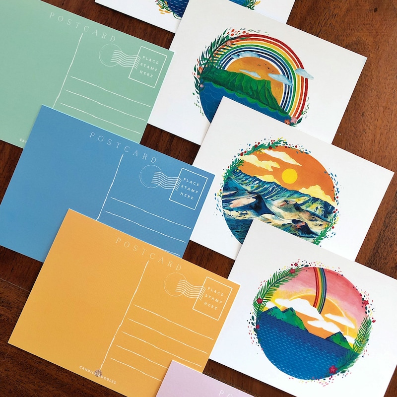 Hawaiian Postcard - Etsy