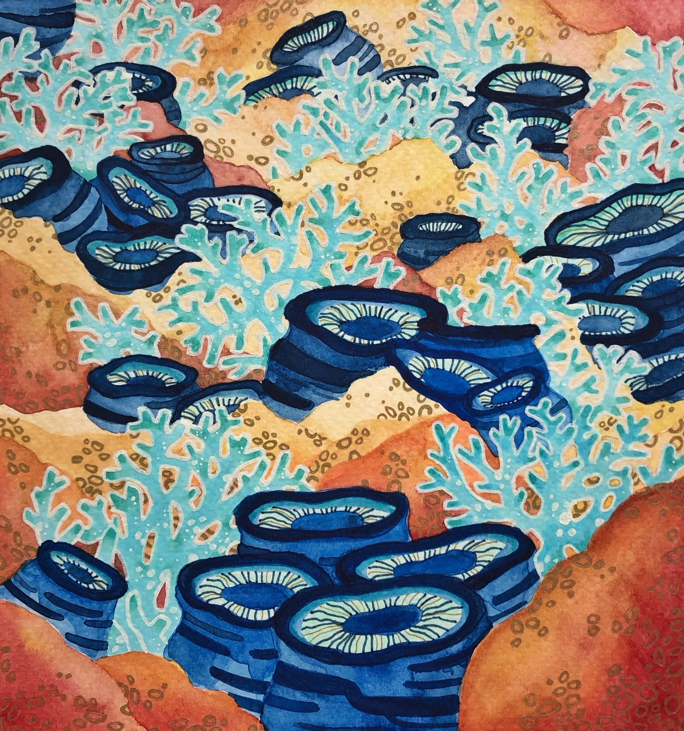 Reefs (original) - Etsy