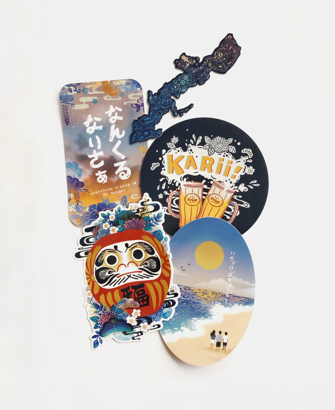 Okinawa Stickers - Etsy