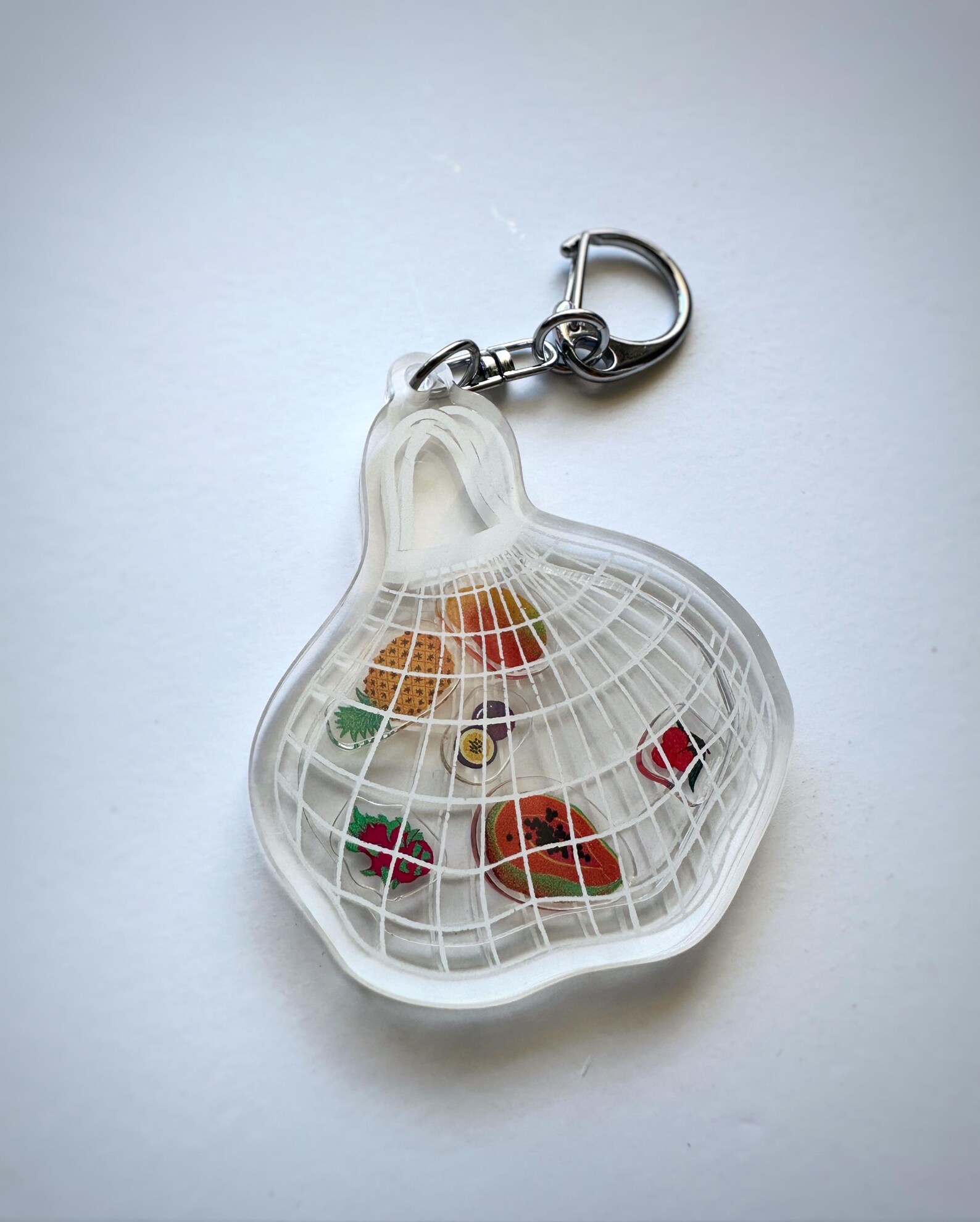Farmer’s Market Bag Shaker Keychain - Etsy