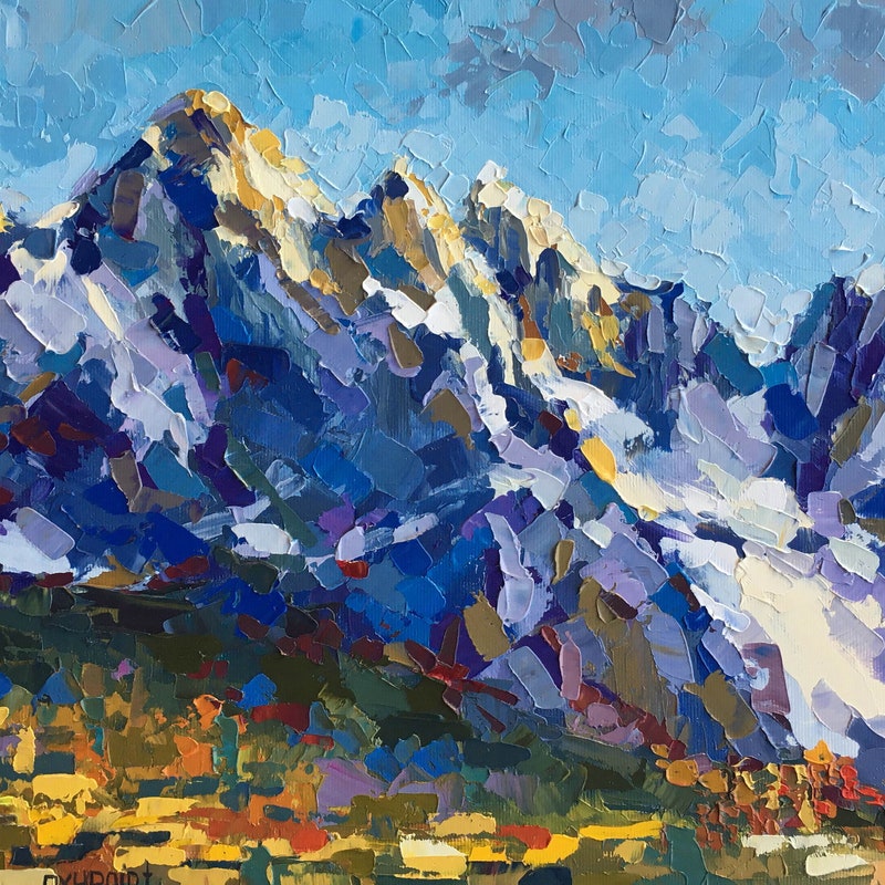 Alpine Painting - Etsy