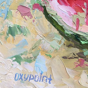 Watermelon Oil Original Painting, Watermelon Abstract Art, Canvas ...