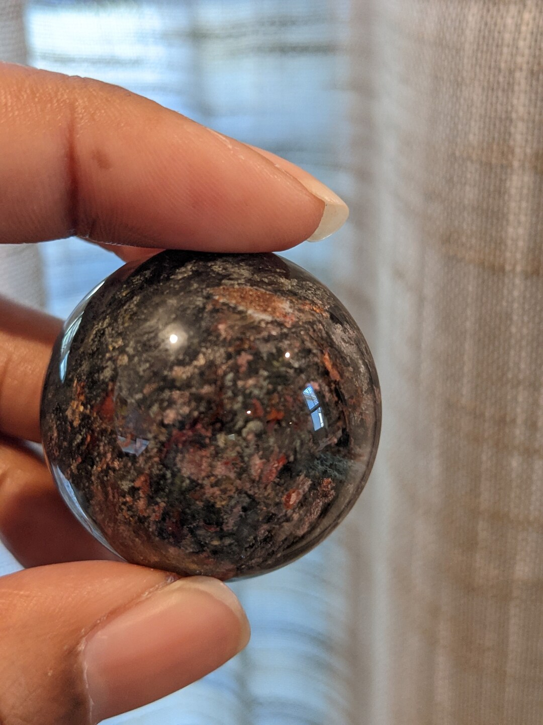 Garden Quartz Lodolite Crystal Sphere - Etsy