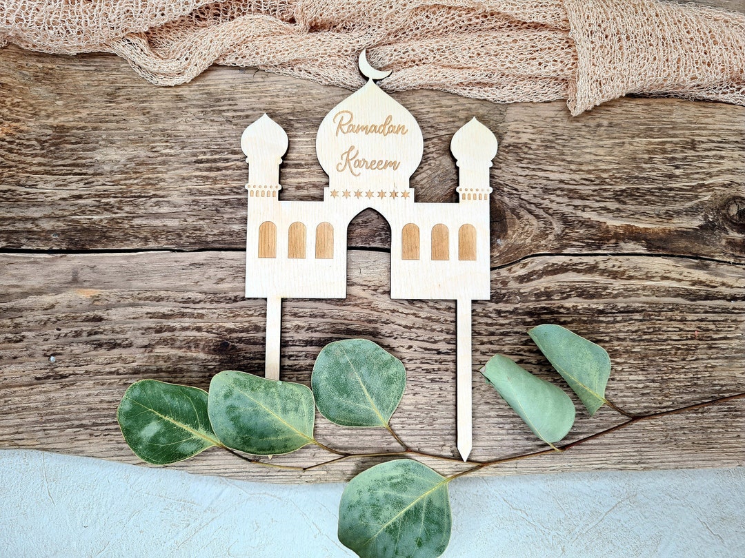 Ramadan Cake Topper/ Cake Topper for Ramadan/ Ramadan Mubarak Cake ...