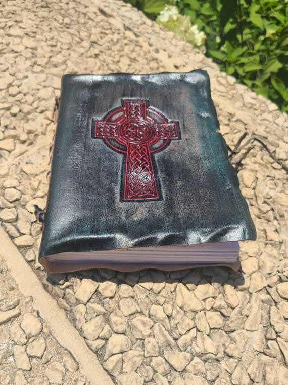 Leather Journal With Cross