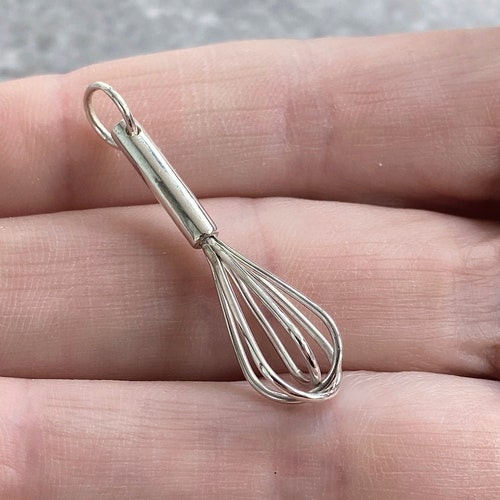 Sterling Silver Whisk Pendant Chain | Etsy