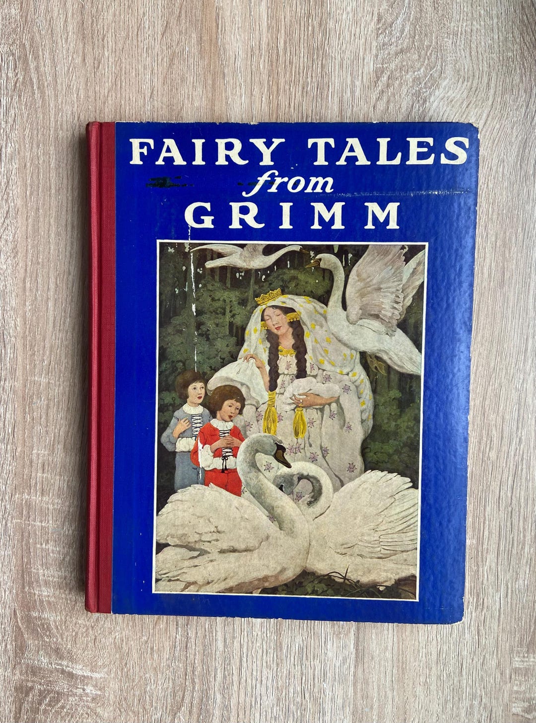 Vintage Fairy Tales From Grimm Book - 1920's Fairy Tales Book - Grosset and Dunlap - Ethel Betts ...