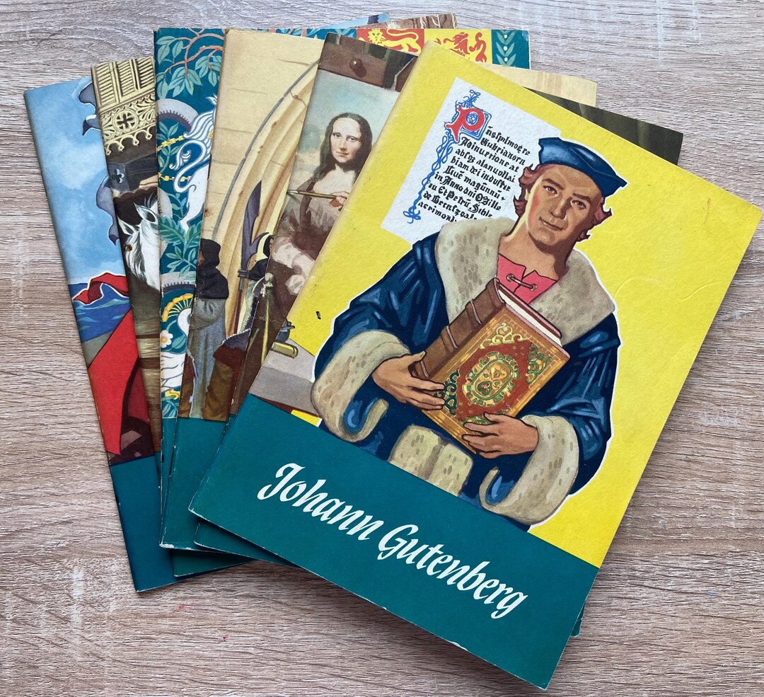 Vintage Lot 6 Biography Books - Vintage Real People Book Set - Row ...