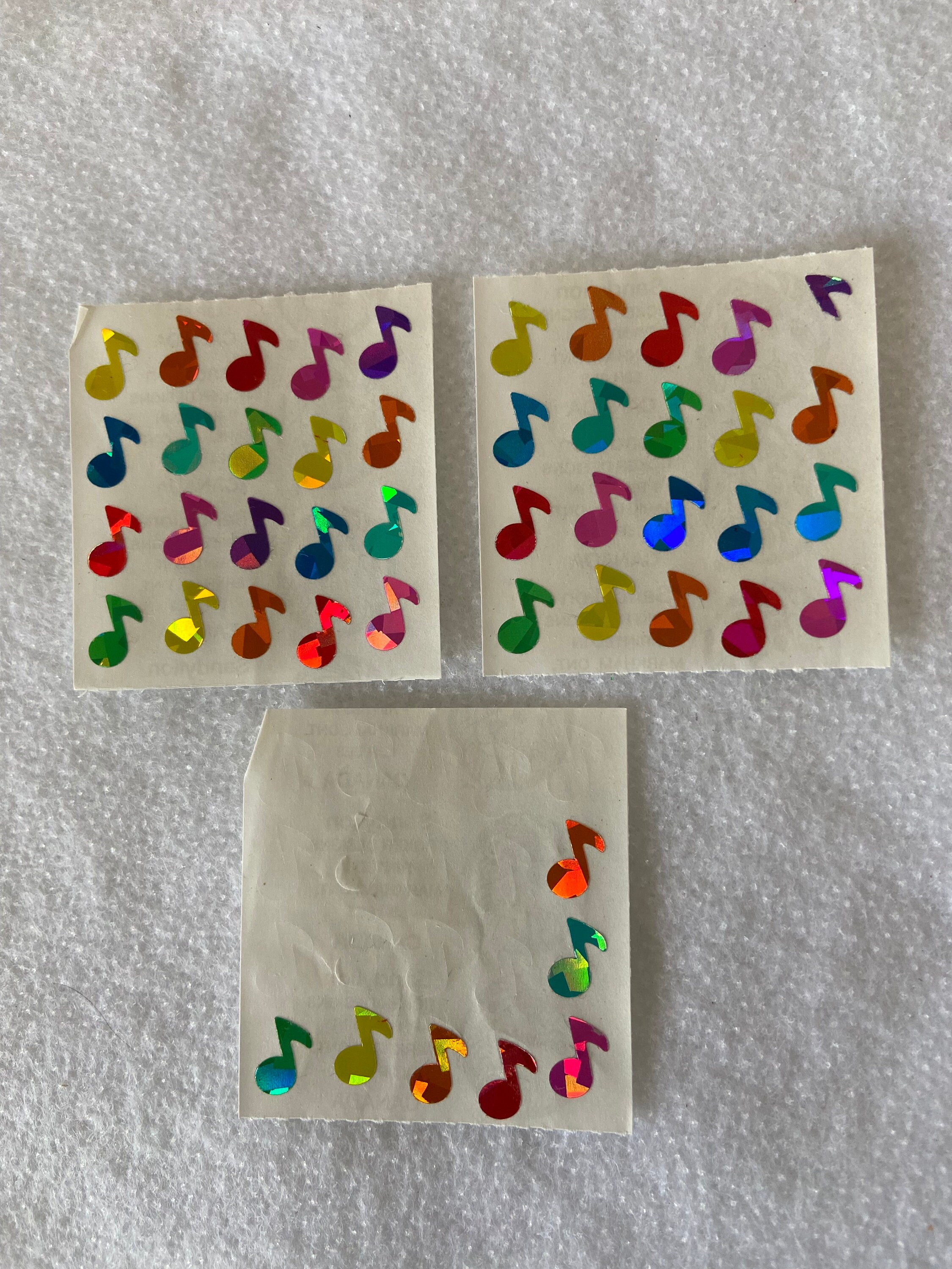 Vintage Musical Note Stickers Vintage Sandylion Stickers - Etsy
