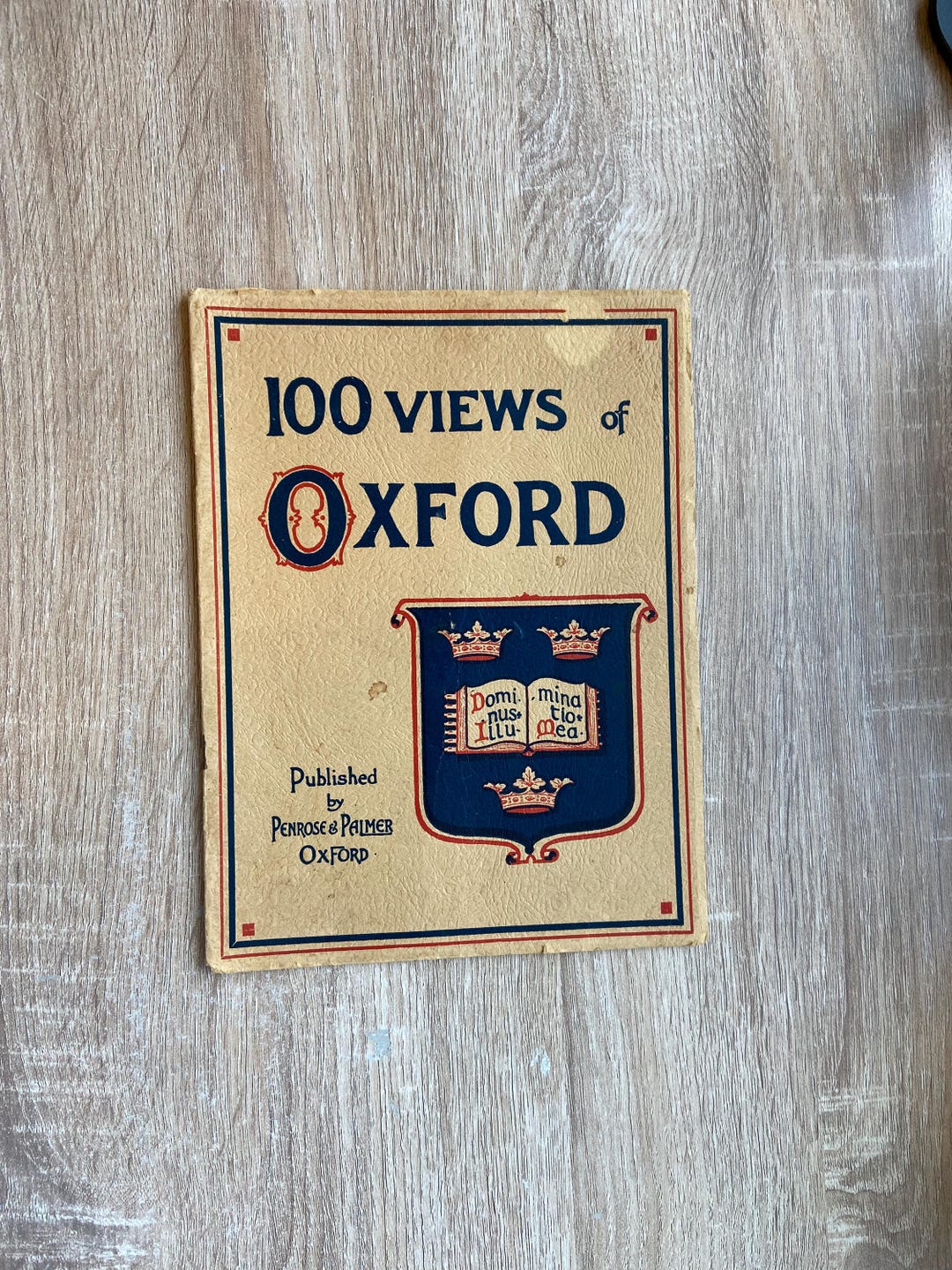Vintage 100 Views of Oxford Photo Book - 1930s Penrose and Palmer ...