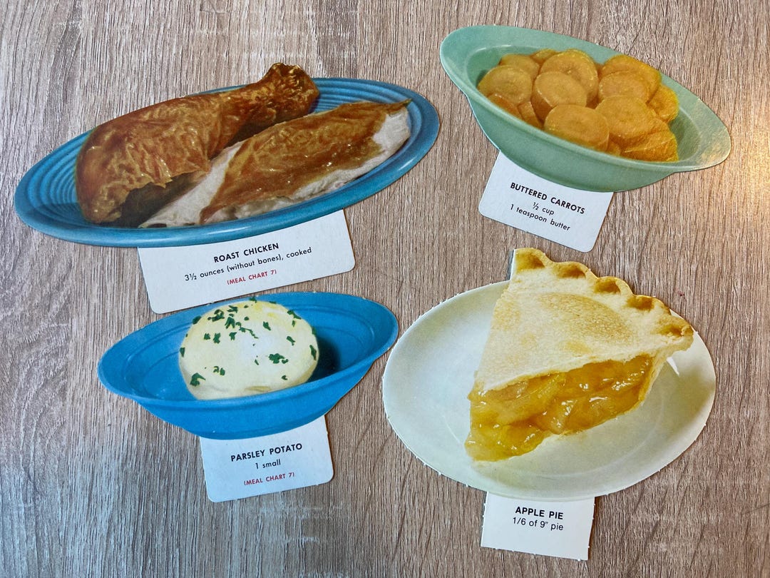 Vintage Food Die Cuts: School Nutrition Dinner Theme - Etsy