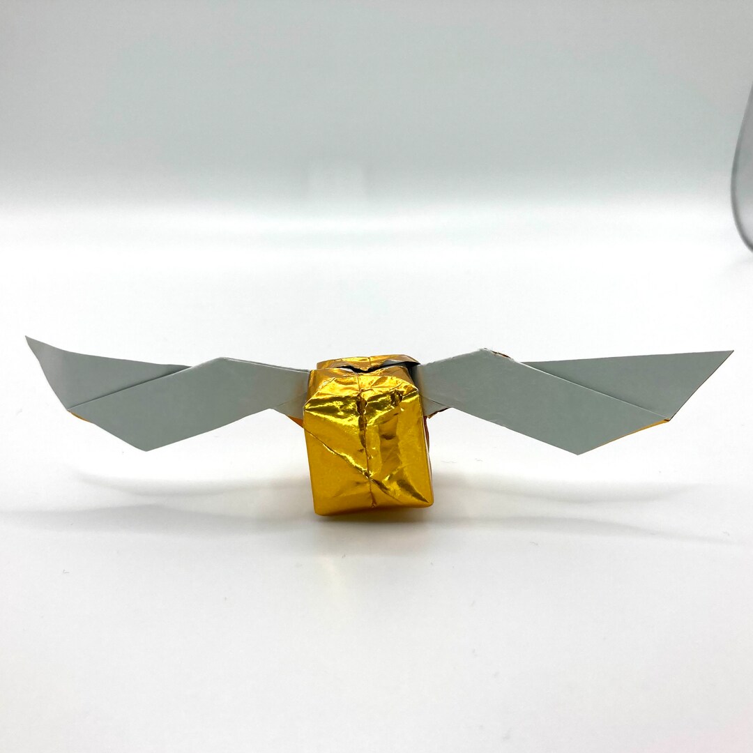 Origami Golden Snitch Harry Potter Handmade - Etsy