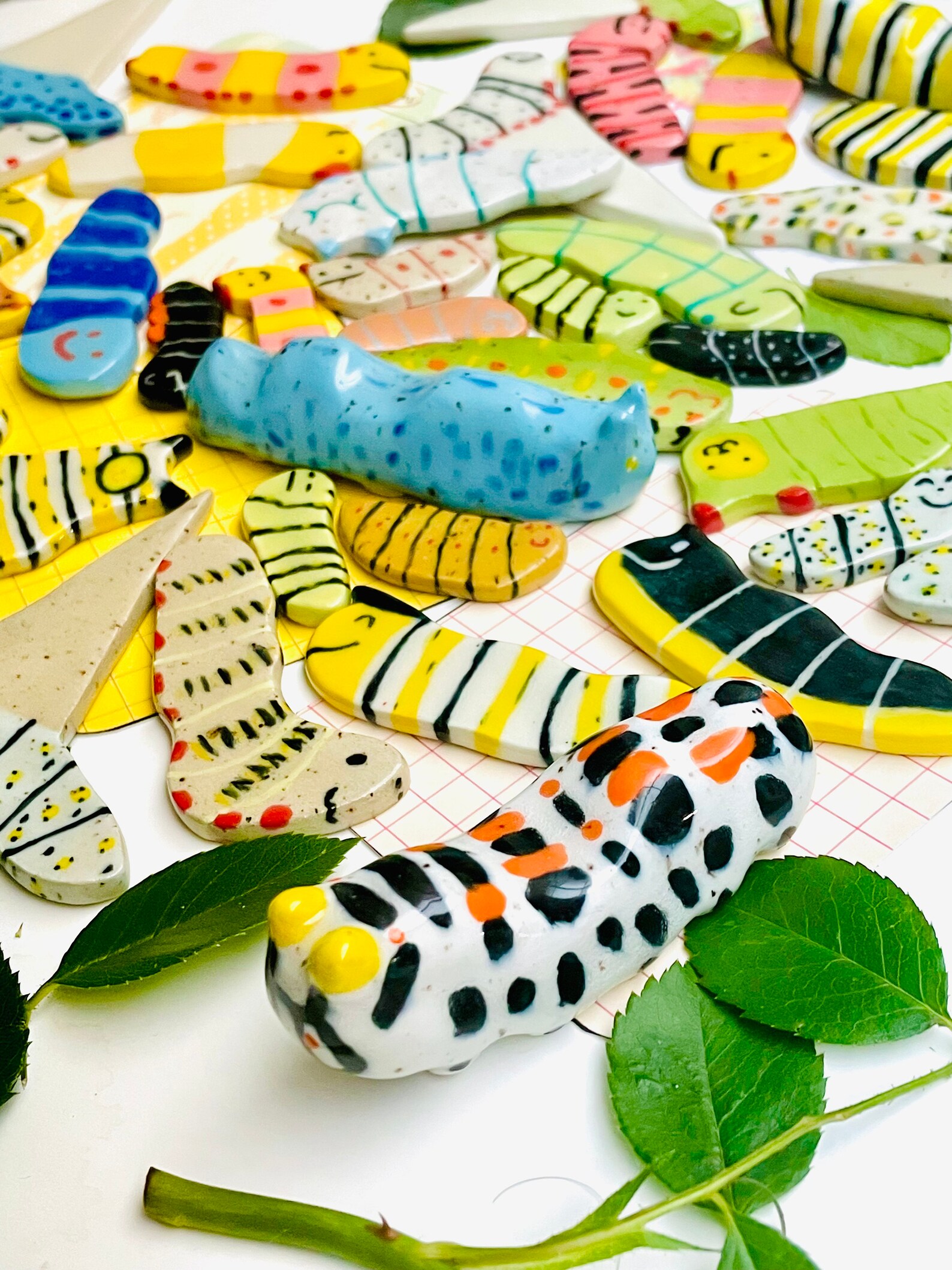 Caterpillar Magnet Cottagecore Decor Fridge Magnet Worm | Etsy