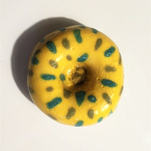 Doughnut Magnet, Dorm Decor, Ceramic Fridge Magnet, Kid Desk Decor ...