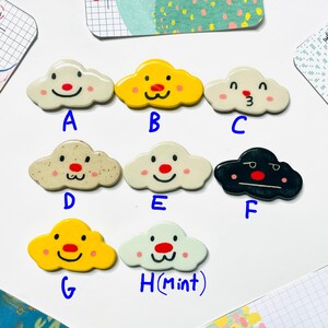 Ceramic Cloud Magnet, Cute Fridge Magnet, Cute Birthday Gift for Her ...