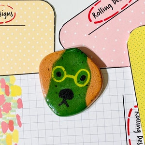 Ceramic Dog Magnet Dog Head Fridge Magnet Dog Magnet - Etsy