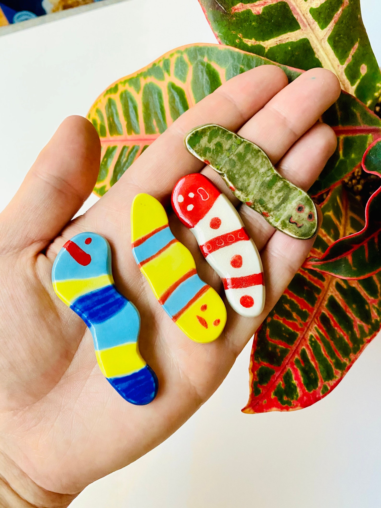 Caterpillar Magnet Worm Magnet Fridge Magnet Bug Lover Gift | Etsy