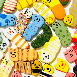 4 PACK Mini Caterpillar Magnets, Cottagecore Decor, Fridge Magnet Set ...