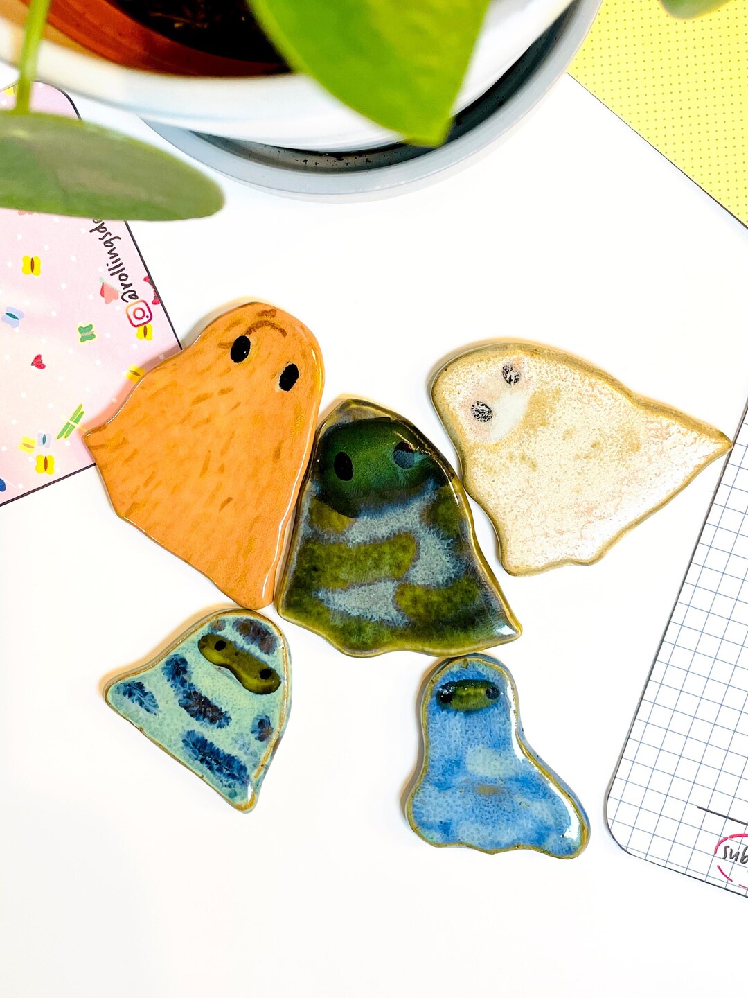 Ceramic Blob Magnet, Slime Magnet, Canadian Made Gift for Her ...