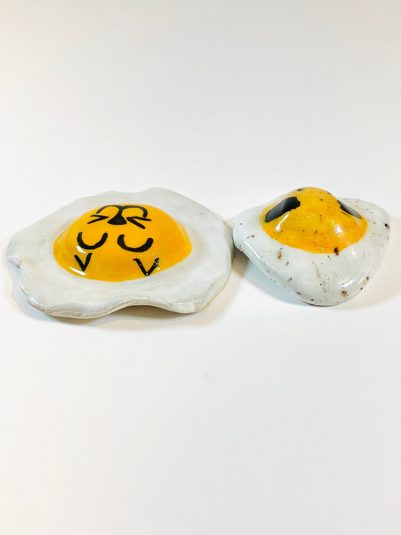 Ceramic Egg Blobs Figurines, Blob Animal Totem, Dog Figure, Cat ...