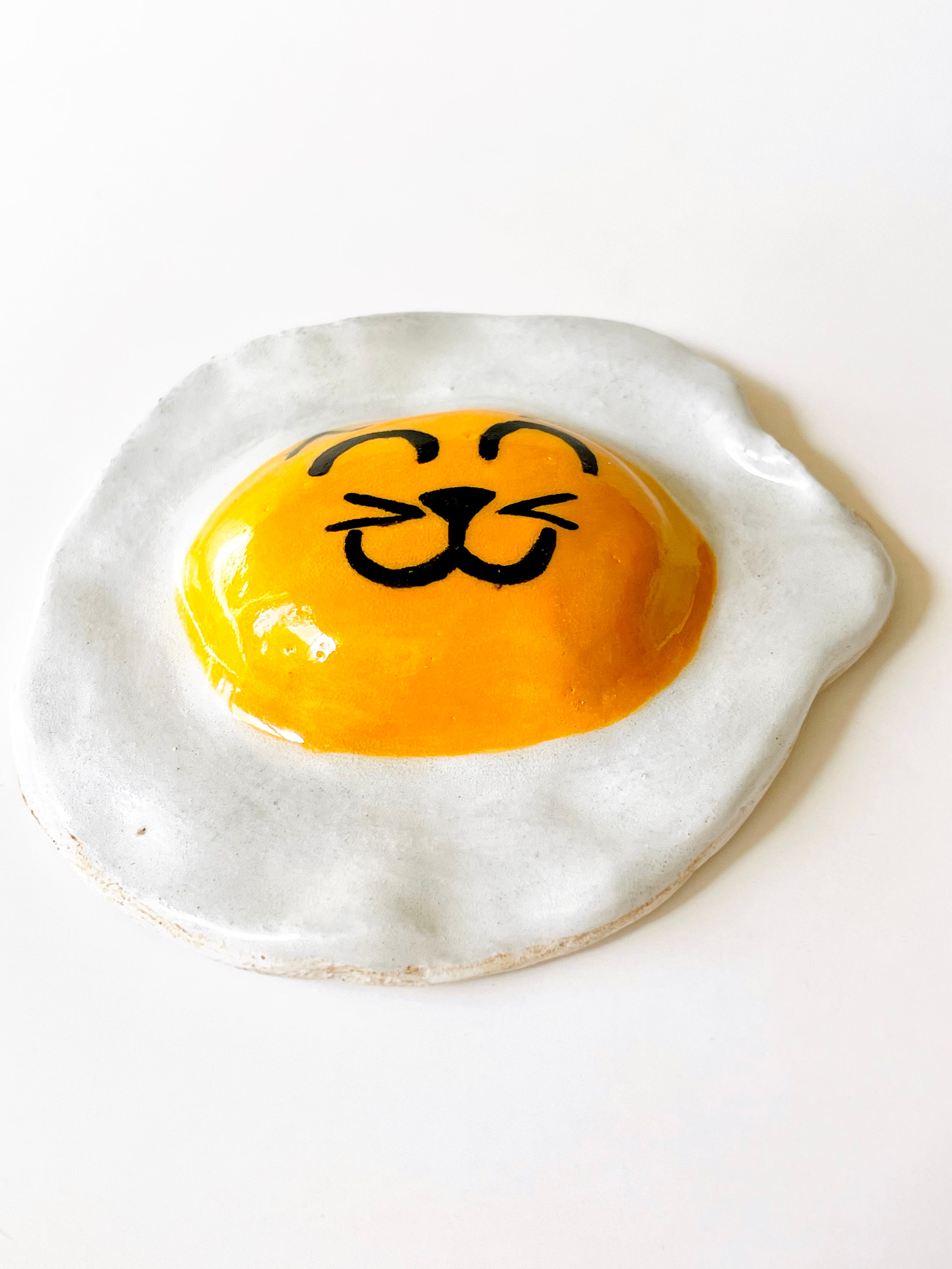 Ceramic Egg Blobs Figurines, Blob Animal Totem, Dog Figure, Cat ...