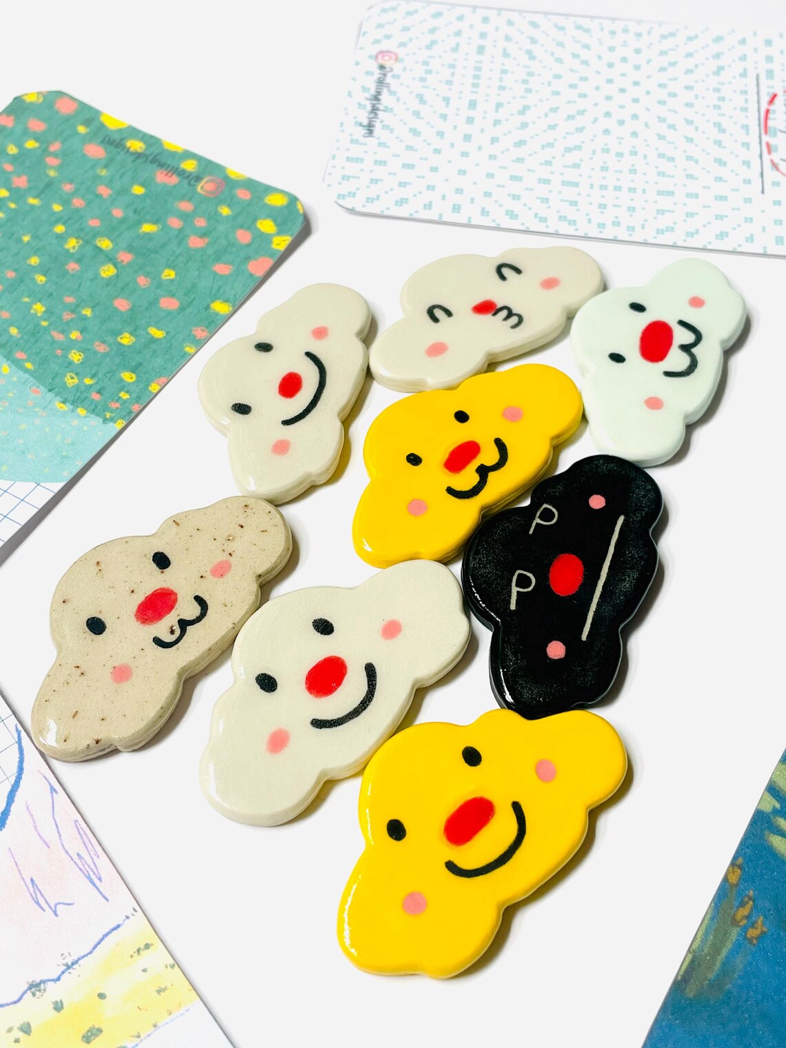 Ceramic Cloud Magnet, Cute Fridge Magnet, Cute Birthday Gift for Her ...