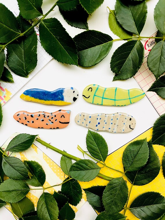 Caterpillar Magnet Cottagecore Decor Fridge Magnet Worm | Etsy