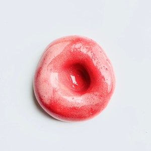 Doughnut Magnet, Dorm Decor, Ceramic Fridge Magnet, Kid Desk Decor ...