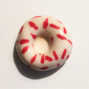 Doughnut Magnet, Dorm Decor, Ceramic Fridge Magnet, Kid Desk Decor ...