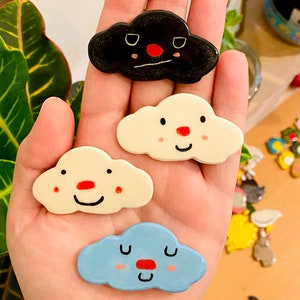 Ceramic Cloud Magnet Cute Fridge Magnet Housewarming Gift - Etsy Canada
