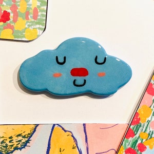 Ceramic Cloud Magnet Cute Fridge Magnet Housewarming Gift - Etsy Canada