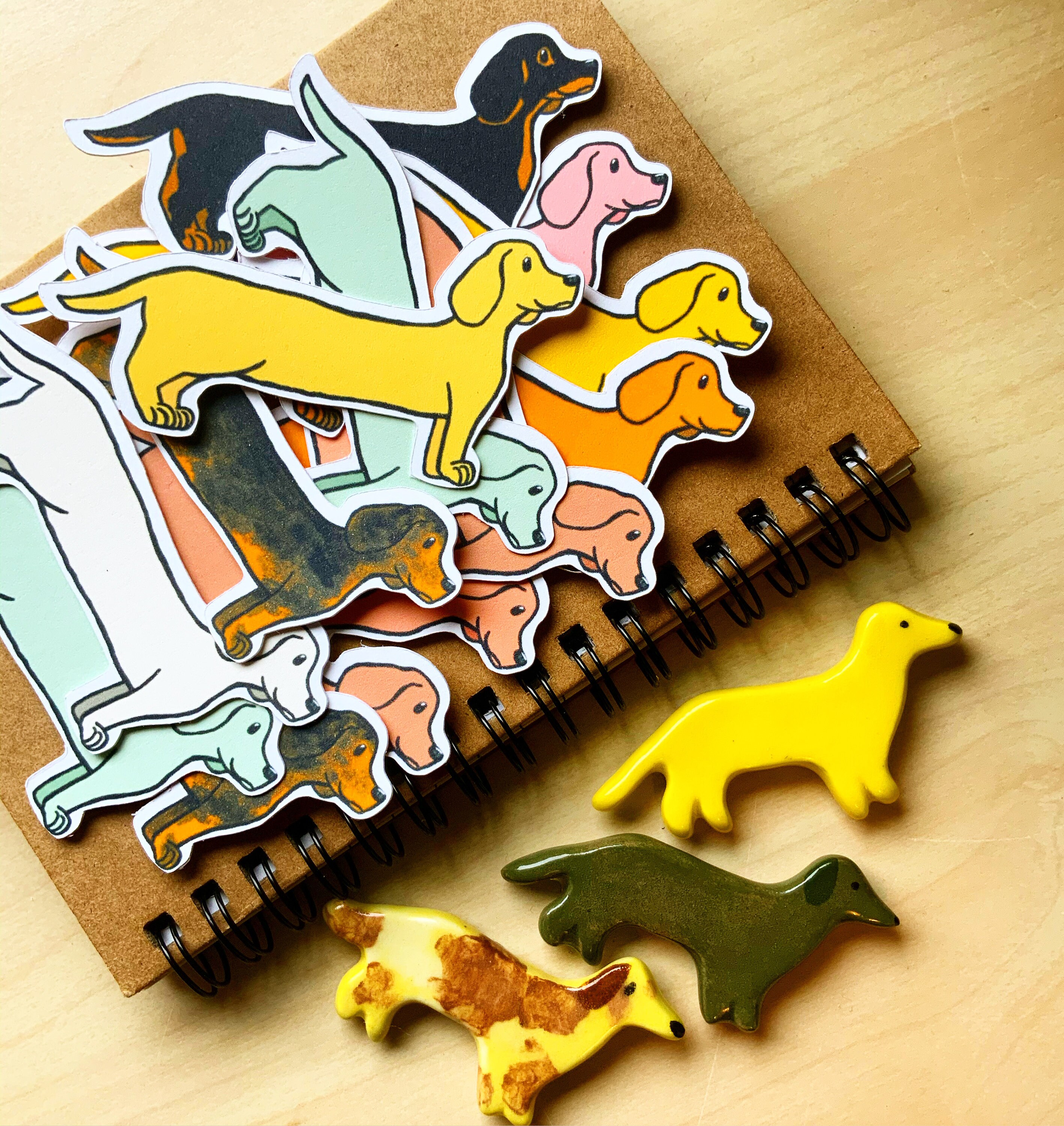 Teckel sticker Pasen teckel leuke sticker planner sticker - Etsy Nederland