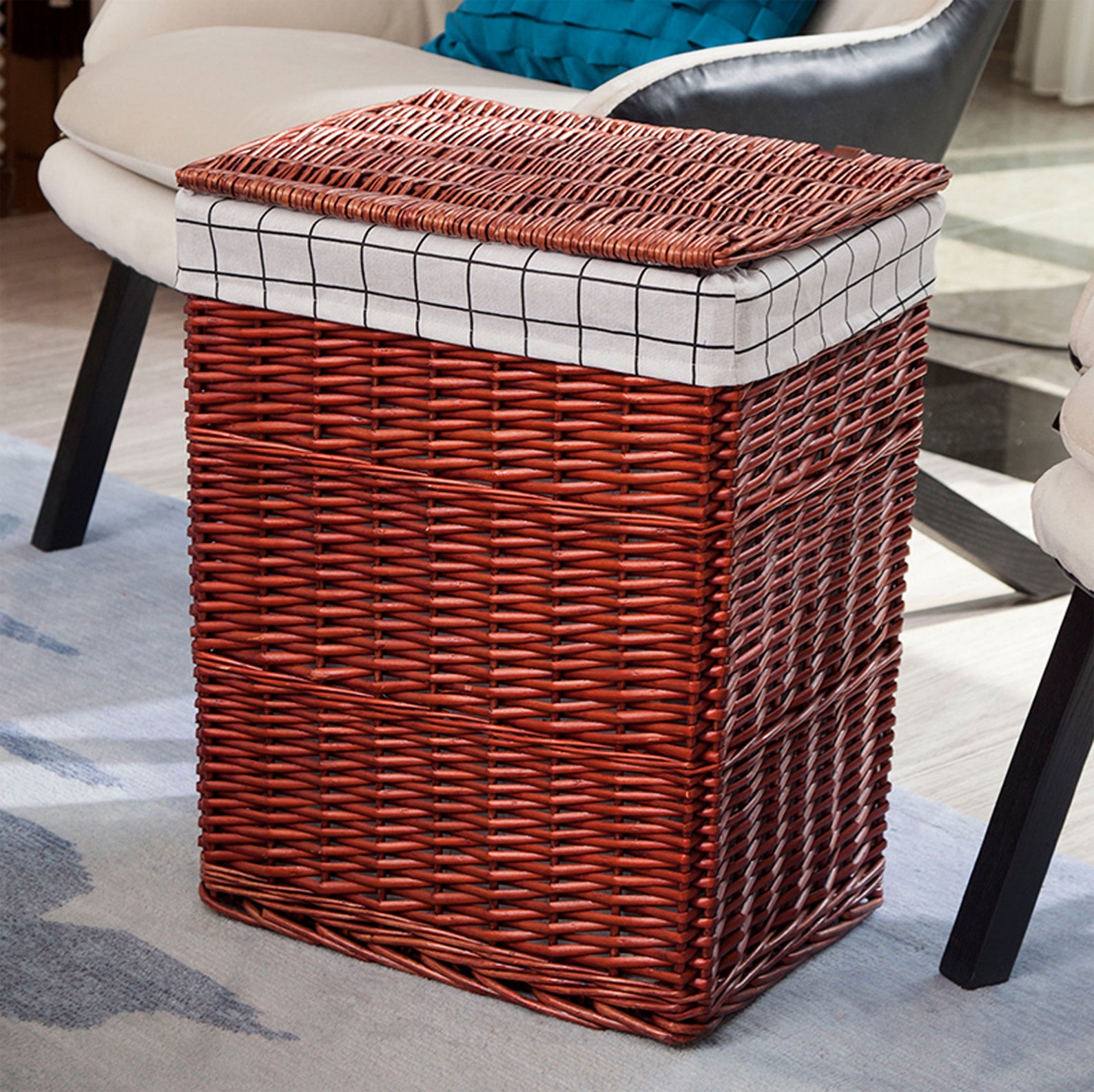 Custom Wicker Weavinglarge Laundry Basketswicker Laundry | Etsy