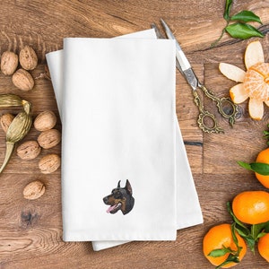 Doberman Pinscher - Dobie Embroidery Pattern, Dog Lover, Huge Breed ...