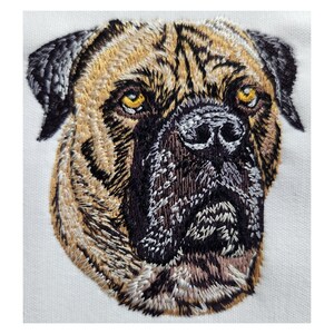 Realistic Boerboel Embroidery Design | South African Mastiff Dog ...
