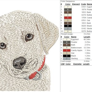 Labrador Retriever Embroidery File - Labrador Gifts - Dog Art ...