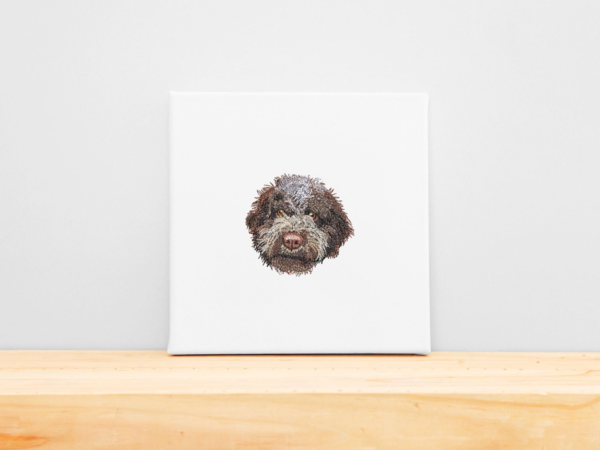 Lagotto Romagnolo Embroidery File - Italian Water Dog, Realistic Dog ...
