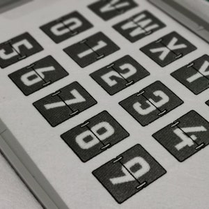 Mechanical Flip Board Alphabet Embroidery Design Set | Split Flap ...