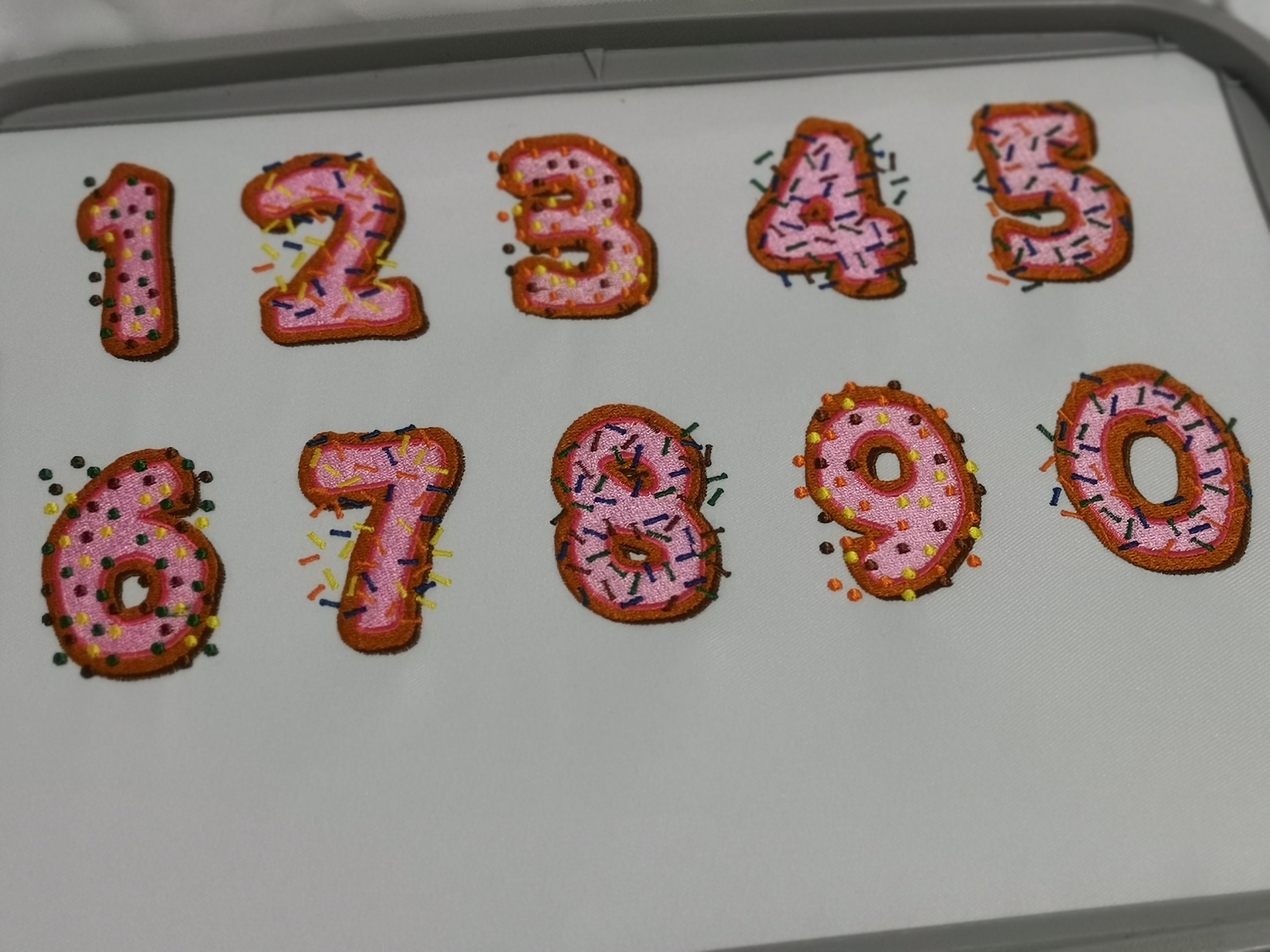 Full Set Donut Alphabets and Numbers Embroidery Bundle Donut - Etsy