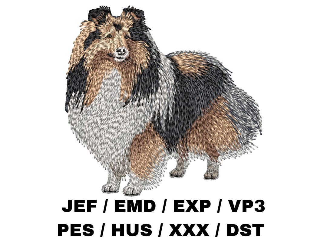 Shetland Sheepdog - Full Body, Adorable Pattern, Dog Lover, Realistic ...