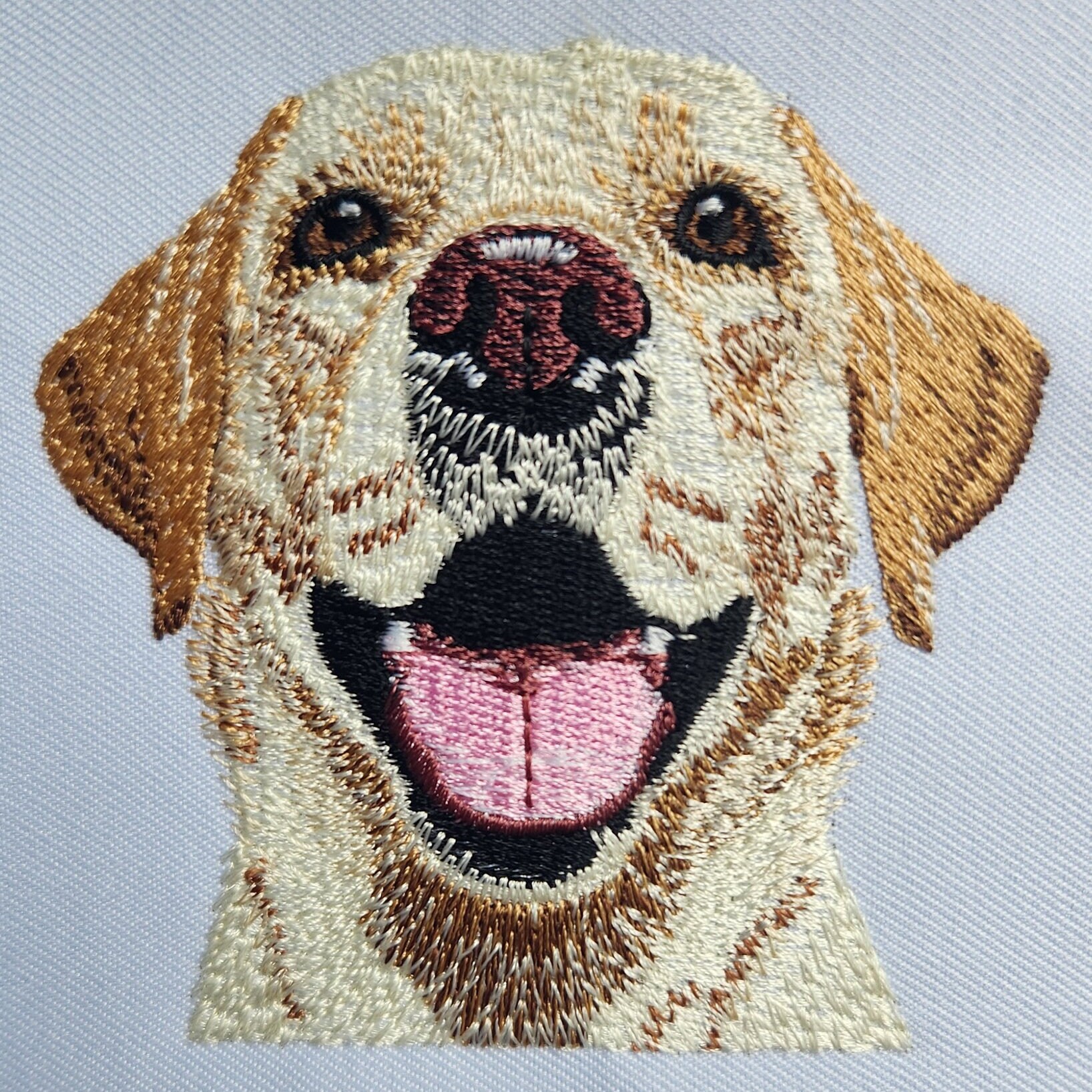 Smiling Labrador Retriever Embroidery File Labrador Gifts - Etsy