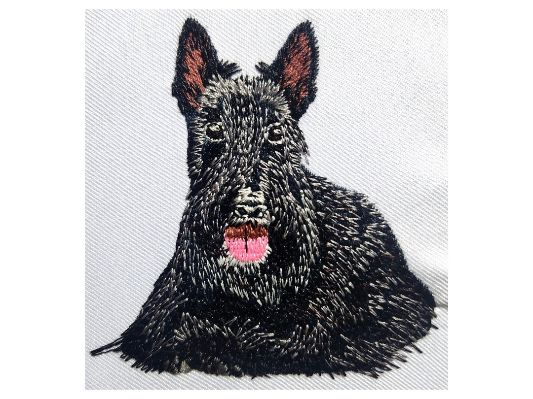 Scottish Terrier - Cute Scottie Dog Pattern for DIY Projects, Instant ...