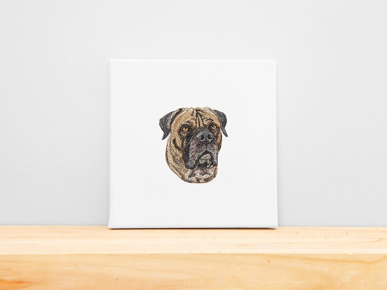 Realistic Boerboel Embroidery Design | South African Mastiff Dog ...