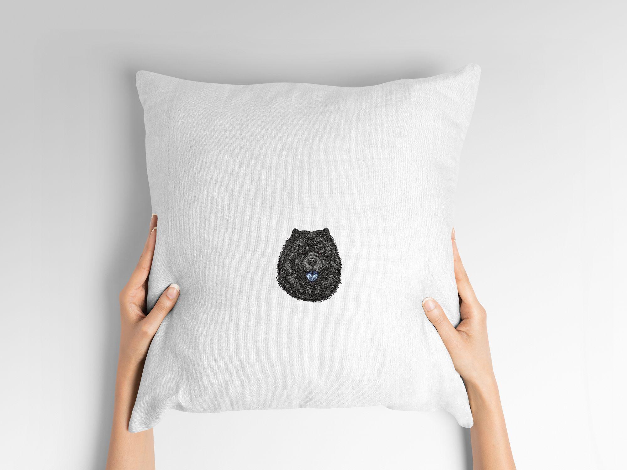 Chow Chow Face Embroidery Design – Realistic Dog Portrait Stitch ...